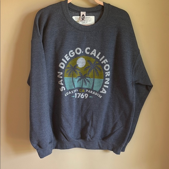 Sweaters | San Diego California Graphic Mens Sweater | Poshmark